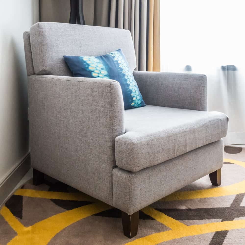 Wingback couch - Seward Associates